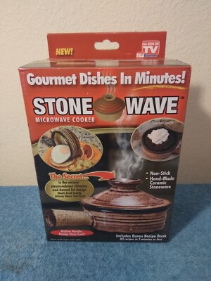 STONE WAVE (As Seen On TV) Microwave Cooker New in Opened Box (see ...