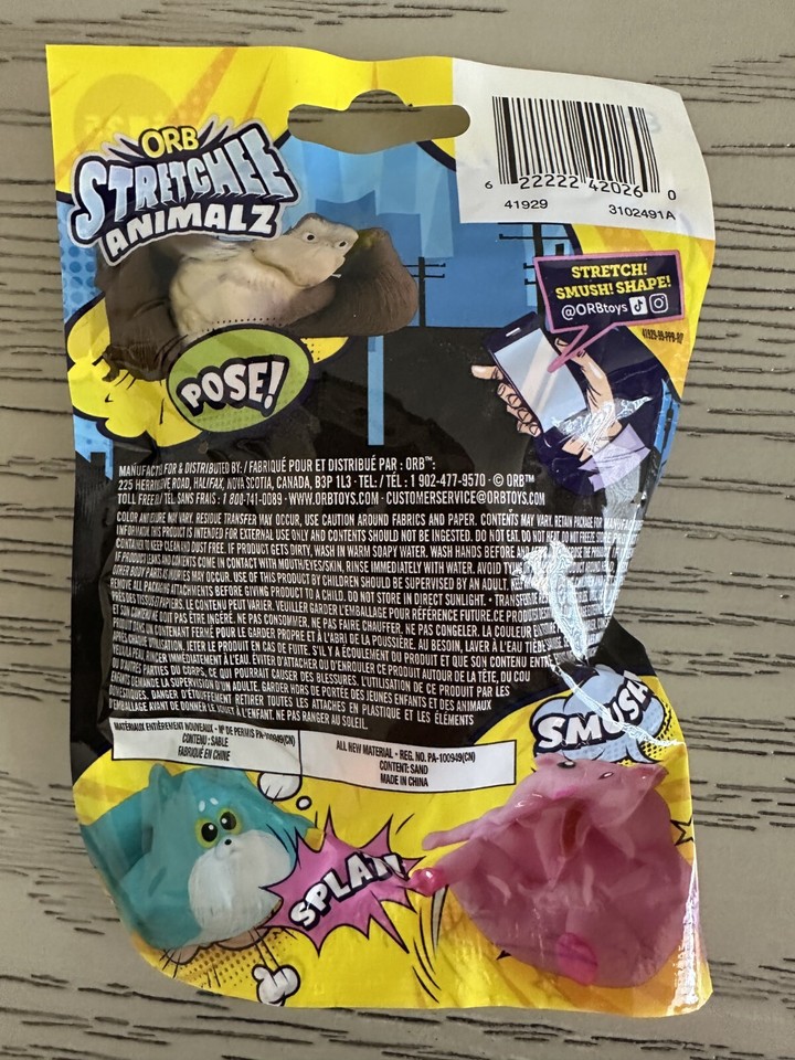 ORB Toys Stretchee Animalz Fat Cat (Orange) - Brand New | eBay