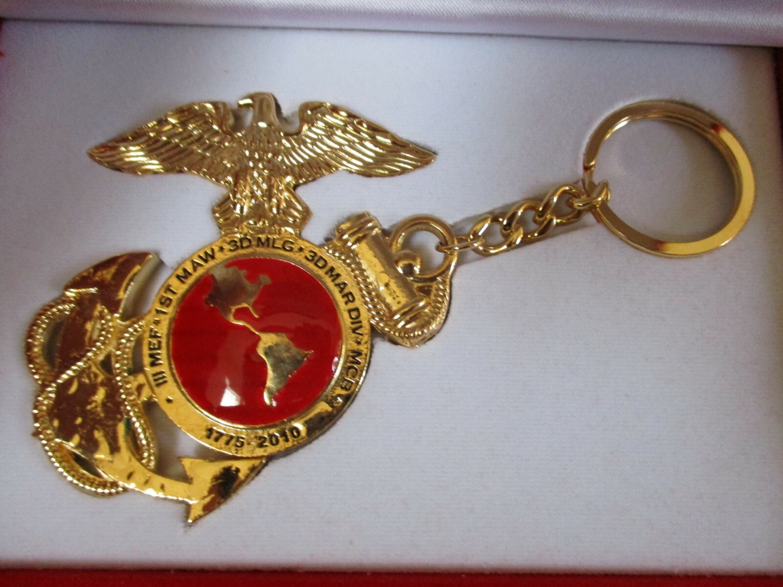 US Marine III MEF 1st MAW 3D MLG 3D MARDIV MCB Cased Challenge Coin Key ...