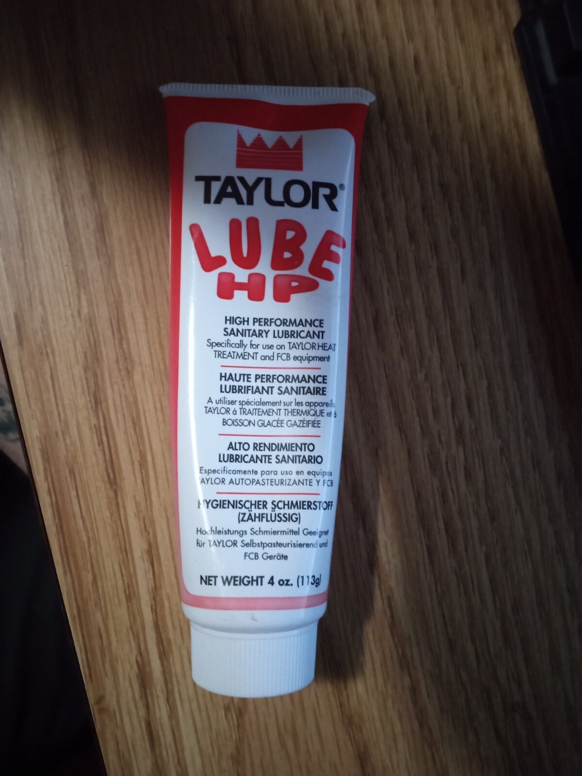 Taylor 048232 High Performance Sanitary Lubricant 4 Oz Red Made in USA ...