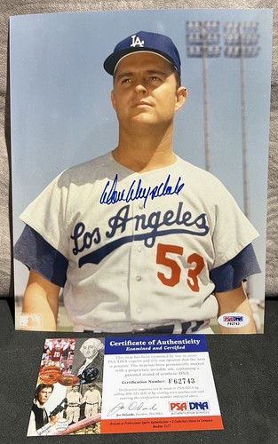 Don Drysdale Signed 8x10 Photo Dodgers Baseball Autographed PSA DNA HOF ...