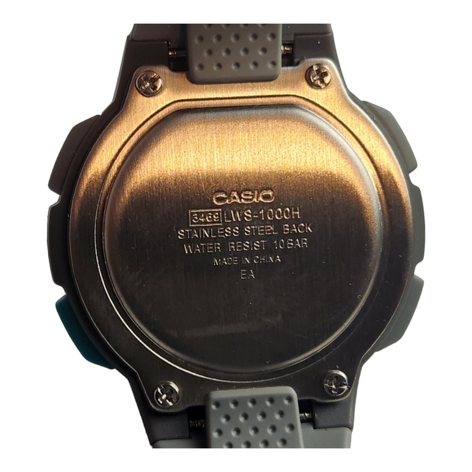 CASIO Illuminator 3469 LWS-1000H 60 Lap Quartz Digital Women's Watch | eBay