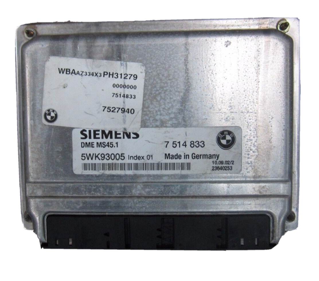 2001-06 BMW 325i 325 ci OEM ENGINE CONTROL MODULE UNIT ECM ECU 7 514 ...