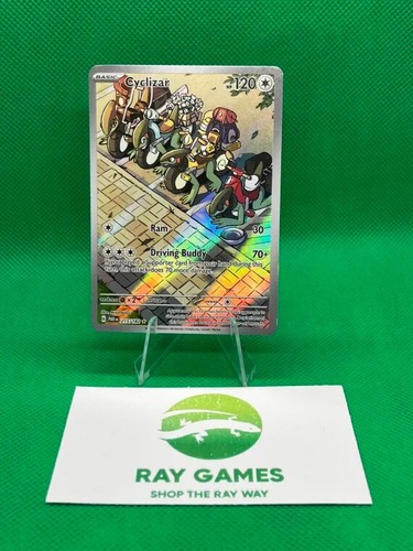 Pokémon TCG Cyclizar 215/182 Paradox Rift Holo Illustration Rare LP- | eBay