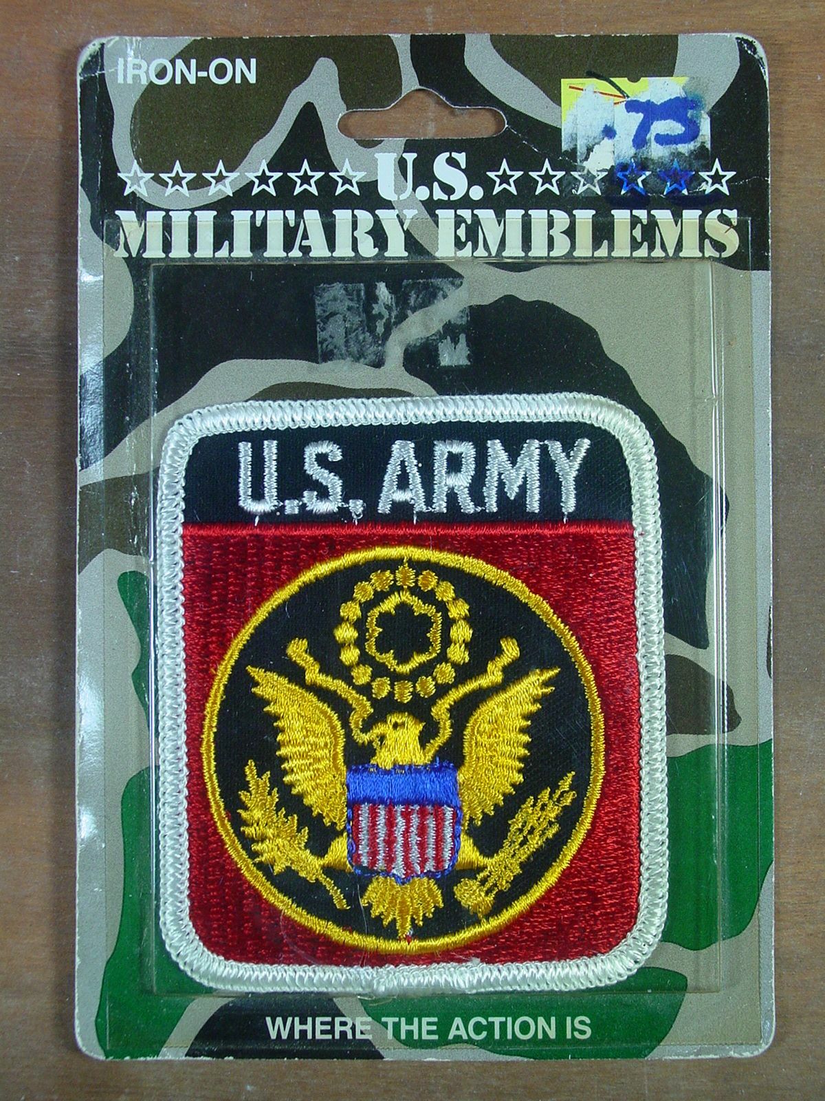 1987 U.S. ARMY - 2 3/4" x 3 1/4" - MIP - JACKET or SHIRT PATCH ...