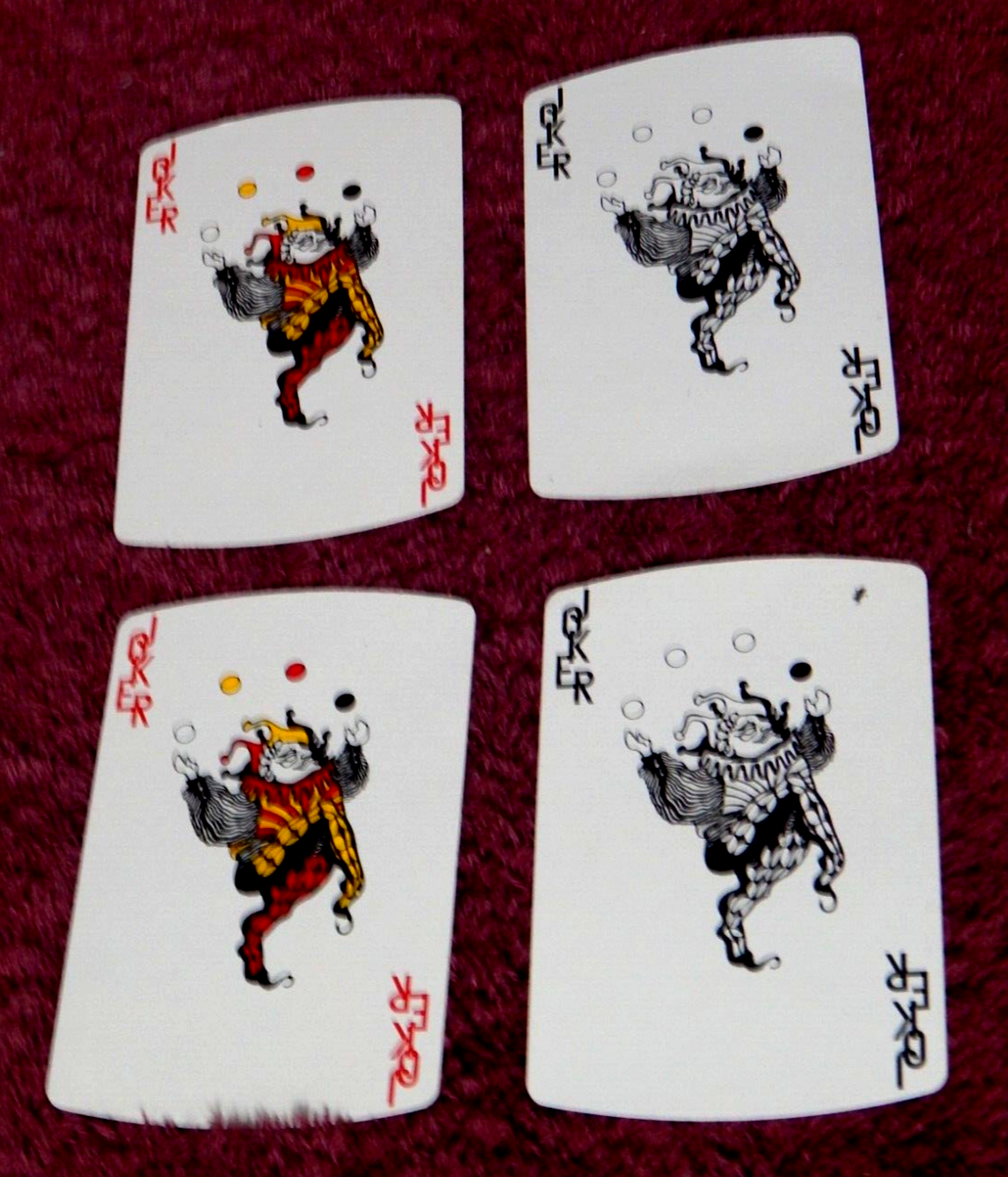 Magcobar Single Swap x4 Playing Cards ALL JOKERS | eBay