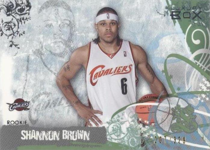 2006-07 Topps Luxury Box - Rookie Shannon Brown #85 Green /329 (RC) for ...