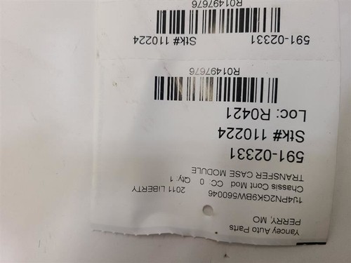 2011 2012 JEEP LIBERTY Transfer Case Module LHD 56029522AA 11-12 | eBay