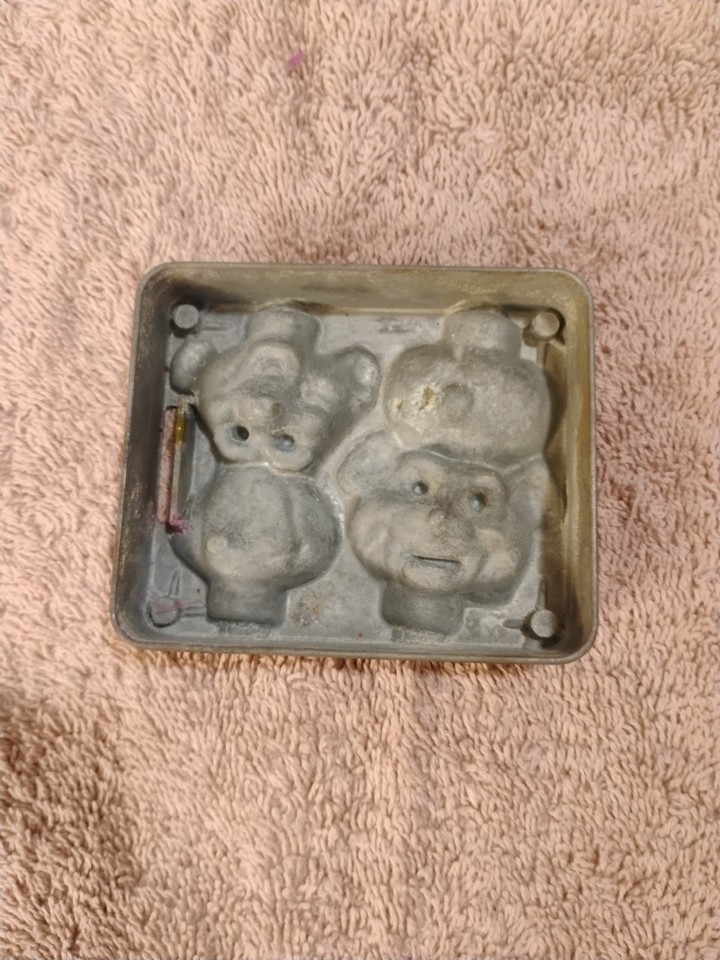 Vintage 1965 Mattel Thingmaker Creeple People Mold 4482-053 Two Heads ...