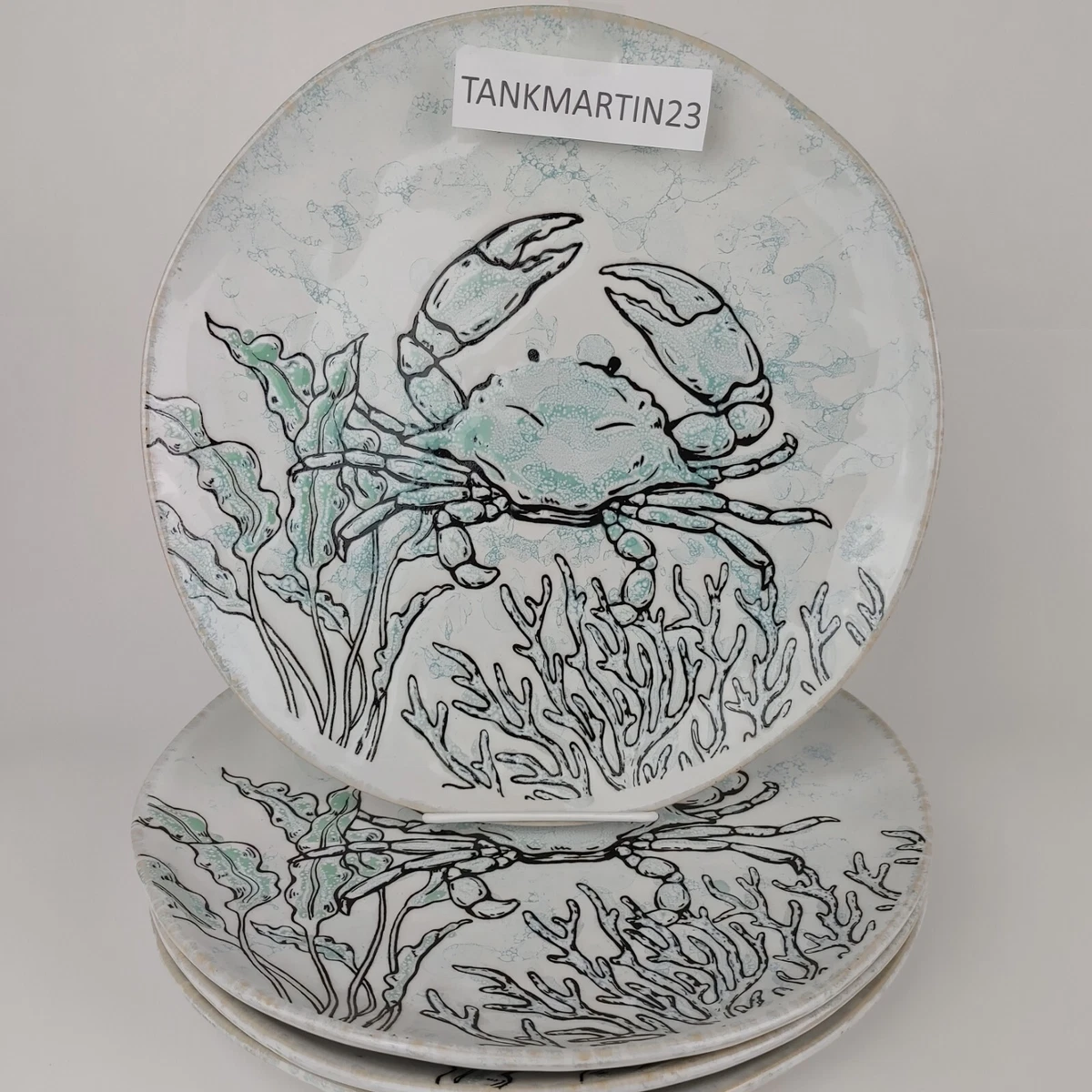 Blue Crab Dinner Plates