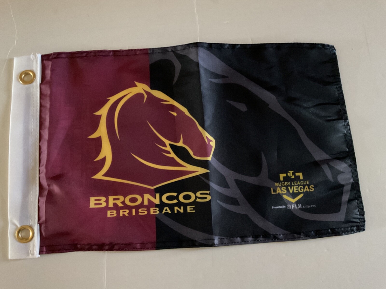 NRL Telstra Premiership 2024 LV Opening Day Flag/Banner - Brisbane ...