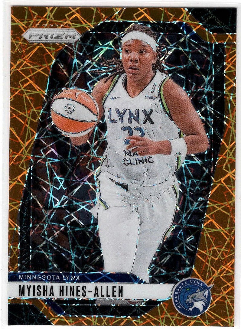 2024 Panini Prizm WNBA - Myisha Hines-Allen #20 Orange Velocity Prizm ...