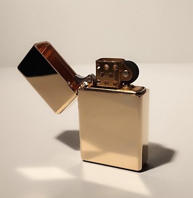 Zorro 538 Polished Brass Lighter - 115g Case & Heavy Duty Hinge | eBay