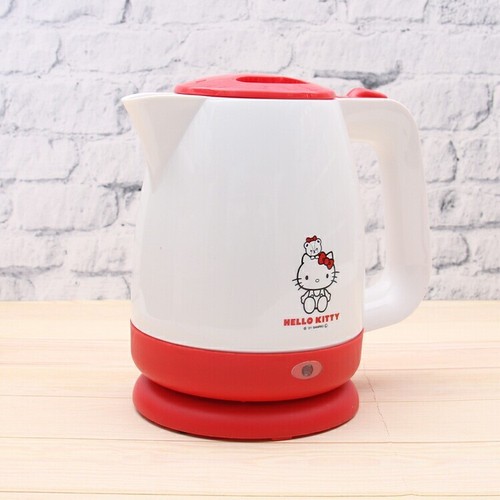 Sanrio Hello Kitty Electric Kettle 1.1L Red AC100V New In Box Skater ...
