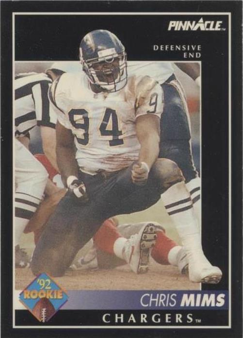 1992 Pinnacle - Chris Mims #319 (RC) for sale online | eBay