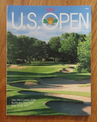 1989 US Open OAK HILL COUNTRY CLUB Rochester, NY Program CURTIS STRANGE ...