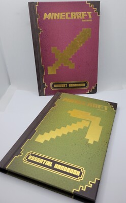 Minecraft Handbook Essential And Combat Construction Paperback Set Of 2 ...