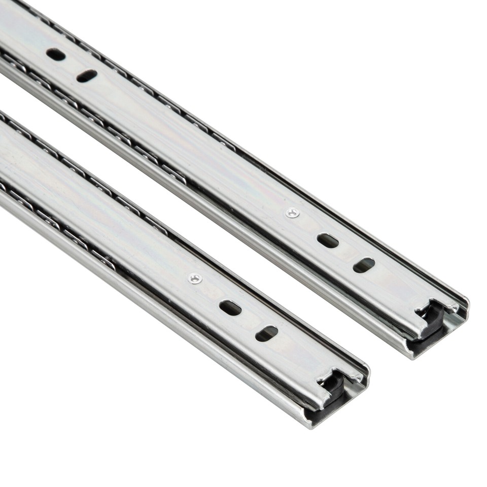 27mm BALL BEARING DRAWER RUNNERS/SLIDES Cabinet 250mm-500mm Partial ...