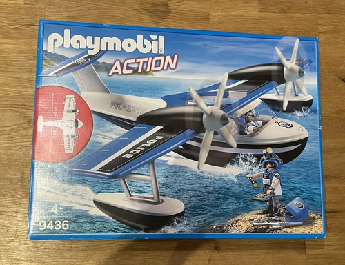 PLAYMOBIL Action Floating Police Seaplane 9436 Brand New Unopened | eBay