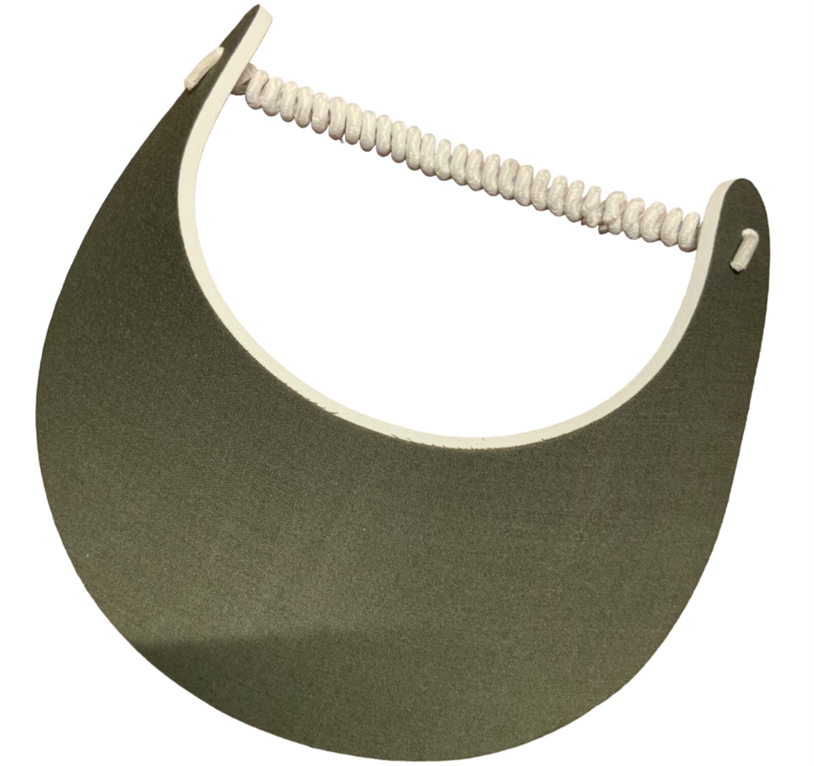 Plain Solid Color Foam Visors, No Pinch, Adj. Spiral Cord, Your Choice ...