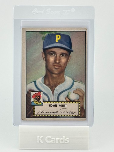Howie Pollet 1952 Topps #63 Vintage Baseball Card | eBay