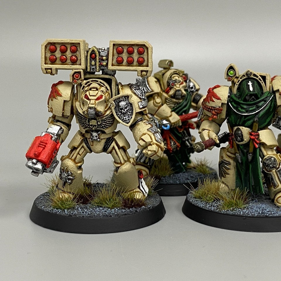 5 DEATHWING TERMINATORS WARHAMMER 40,000 SPACE MARINES 40K DARK ANGELS ...