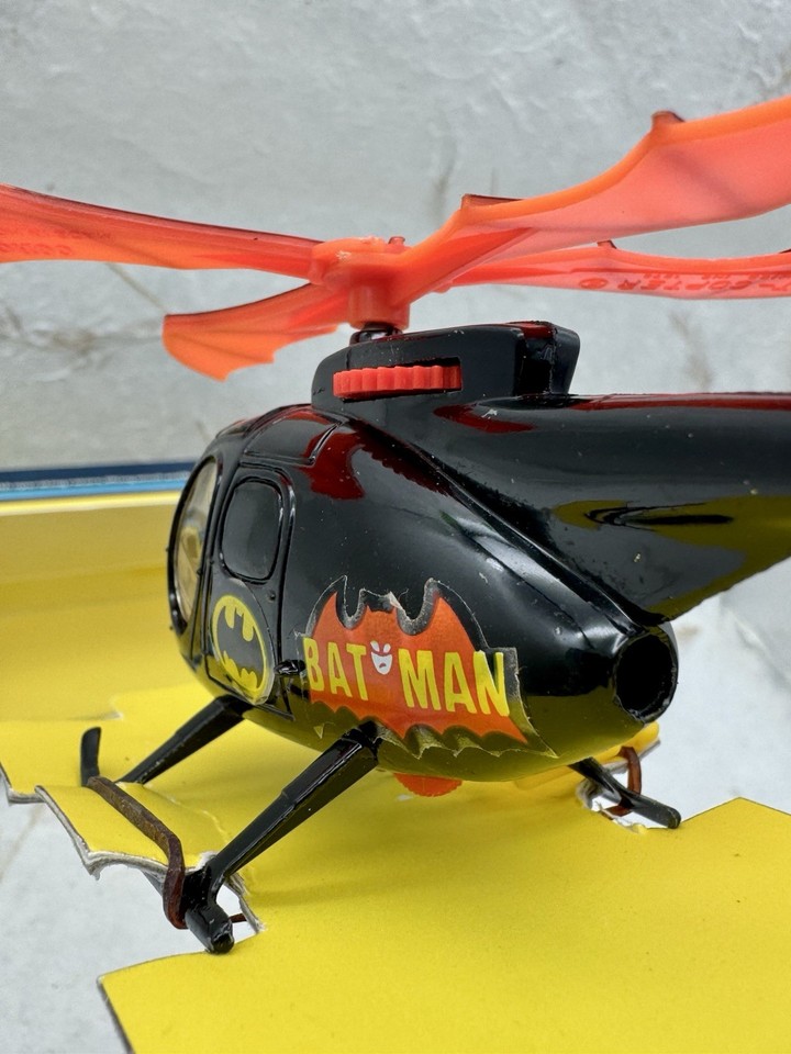 Rare Corgi Toys 925 Batcopter Batman 1976 With Missiles Vintage Hong ...