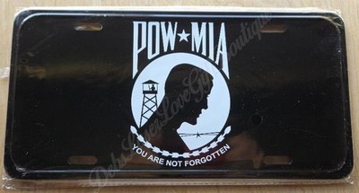 License plate - Tag - POW / MIA | eBay