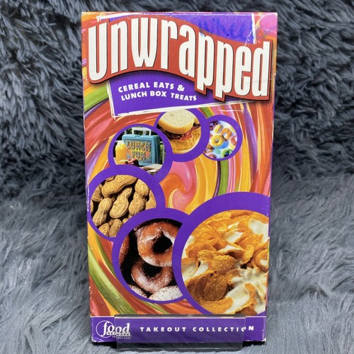 Unwrapped: Cereal Eats & Lunch Box Treats VHS 2002 Marc Summers Food ...