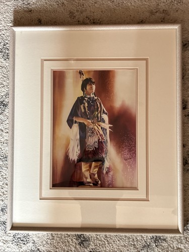 Vintage Lew Achen Print Native American Framed Indian Art Litho Signed ...