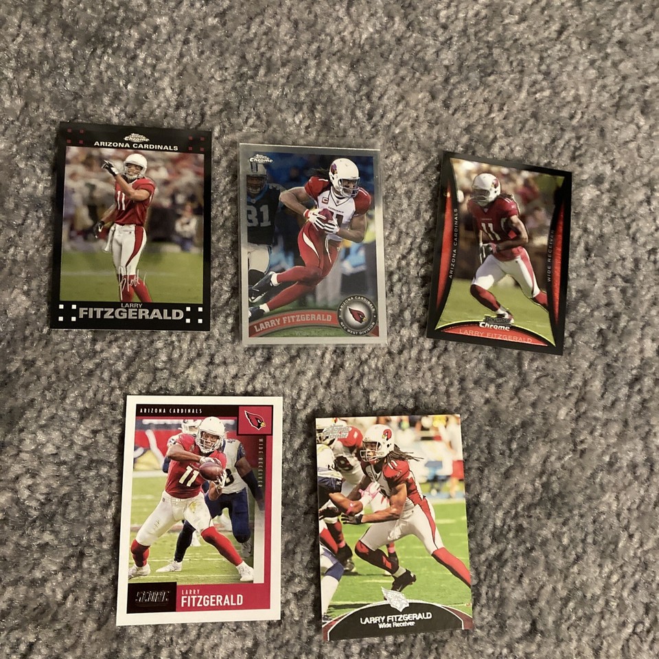 Lot of 27 Football Cards - Chrome Inserts Jersey Base - Condition ...