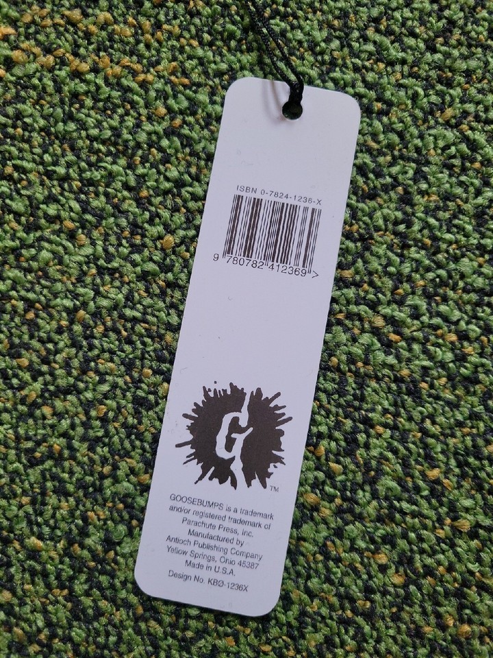 Goosebumps bookmark with tassel plastic 5 3/4" long | eBay