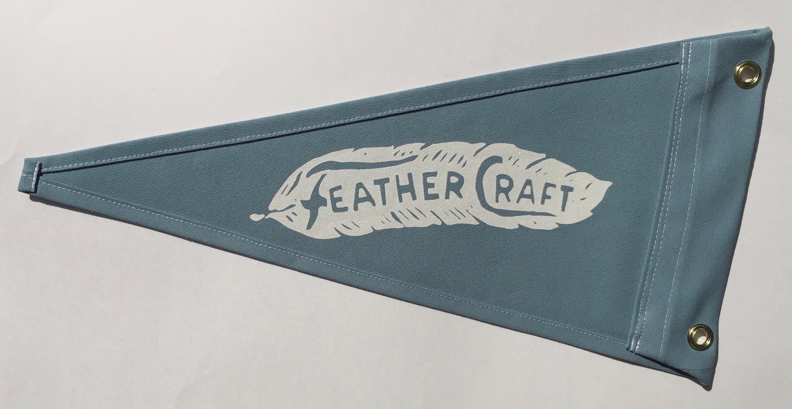 Feathercraft Vintage Style Boat Flag Pennant Nautical Feather Craft ...