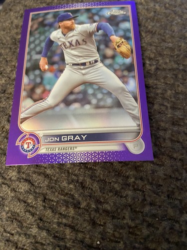 Jon Gray 2022 Topps Chrome Update Purple Refractor #USC61 - Texas ...