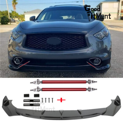 For Infiniti FX35 FX37 FX45 FX50 Front Bumper Lip Spoiler Splitter ...