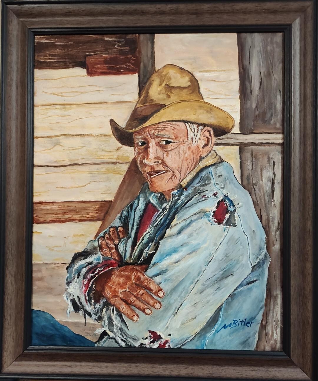 Original Western Oil Painting "Boone" by Marc Bitler | eBay