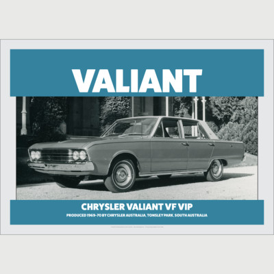 Chrysler Australia Valiant Retro Art Print - VF VIP Car - 4 sizes ...