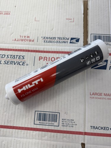 Lot of 5, Hilti FS-One Max Intumescent Firestop Sealant 20 OZ ...