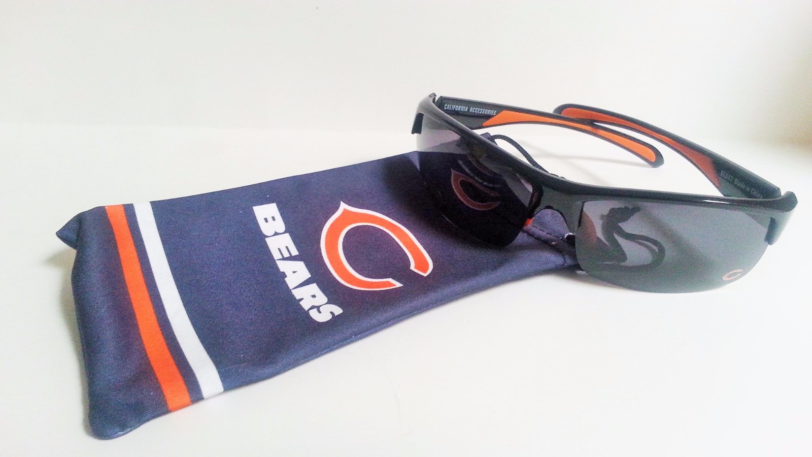 NFL Football Polarized Sport Wrap Team Sunglasses with Storage Pouch ...