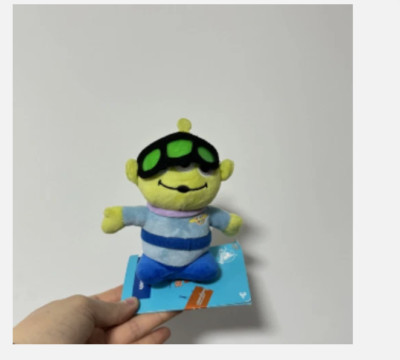 Authentic Hong Kong Disneyland Alien Magnet Shoulder Plush Doll Toy New ...