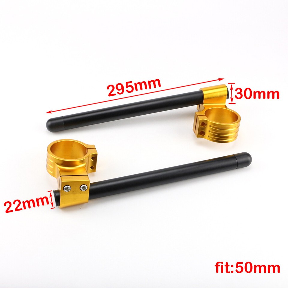 50MM High Lift Clip Ons On Handlebar For Ducati Monster 696 2008 2009 ...