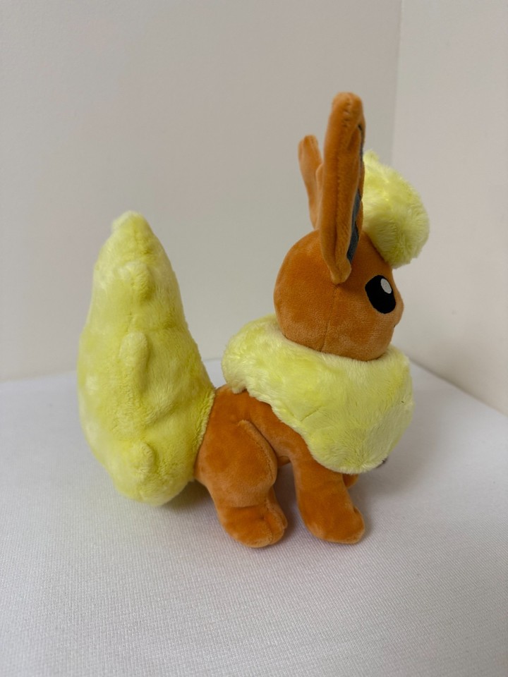 Pokémon Flareon Plush PKW3406 8" Official Jazwares Fire Type Toy – New ...