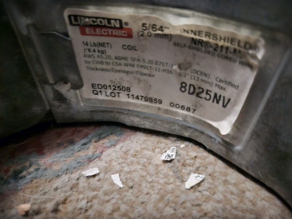 Lincoln Flux-Cored Welding Wire 5/64" NR211MP 14LB SPOOL. | eBay