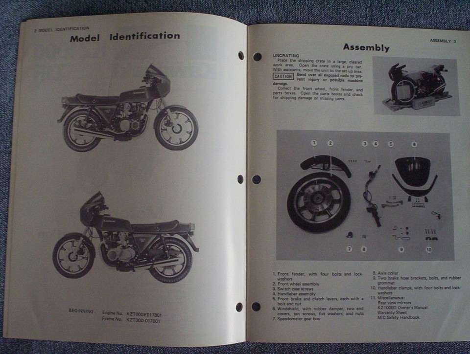 kawasaki z1r D3 prep manual | eBay
