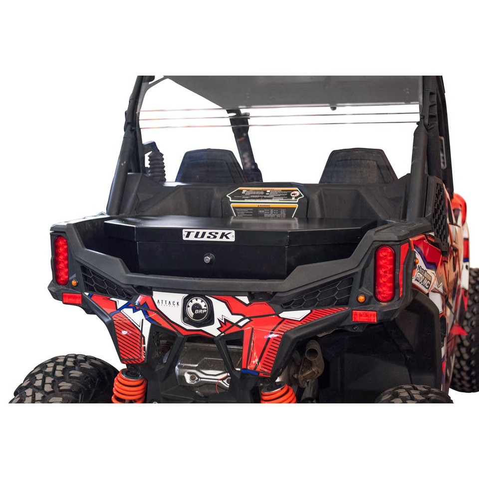 Tusk UTV Cargo Box and Top Rack Kit Short For CAN-AM MAVERICK SPORT ...