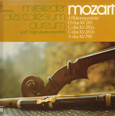 Mozart 4 Flötenquartette D-dur, G-dur, C-dur, A-dur NEAR MINT orbis ...