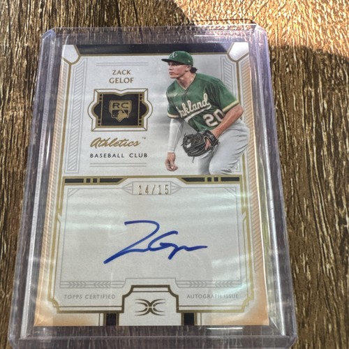 2024 Topps Definitive Zack Gelof RC Rookie Auto /15 | eBay