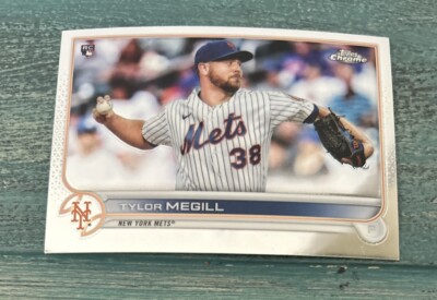 2022 Topps Chrome Baseball #212 Tyler Megill Rookie RC - New York Mets ...