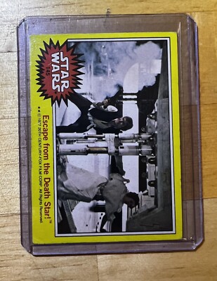 1977 Topps STAR WARS Yellow Series 3 card #145 Solo Escape from the ...