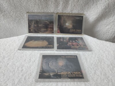 1993 SKYBOX STAR TREK MASTER SERIES 5 CARD SPECTRA FOIL INSERT SET SP1 ...